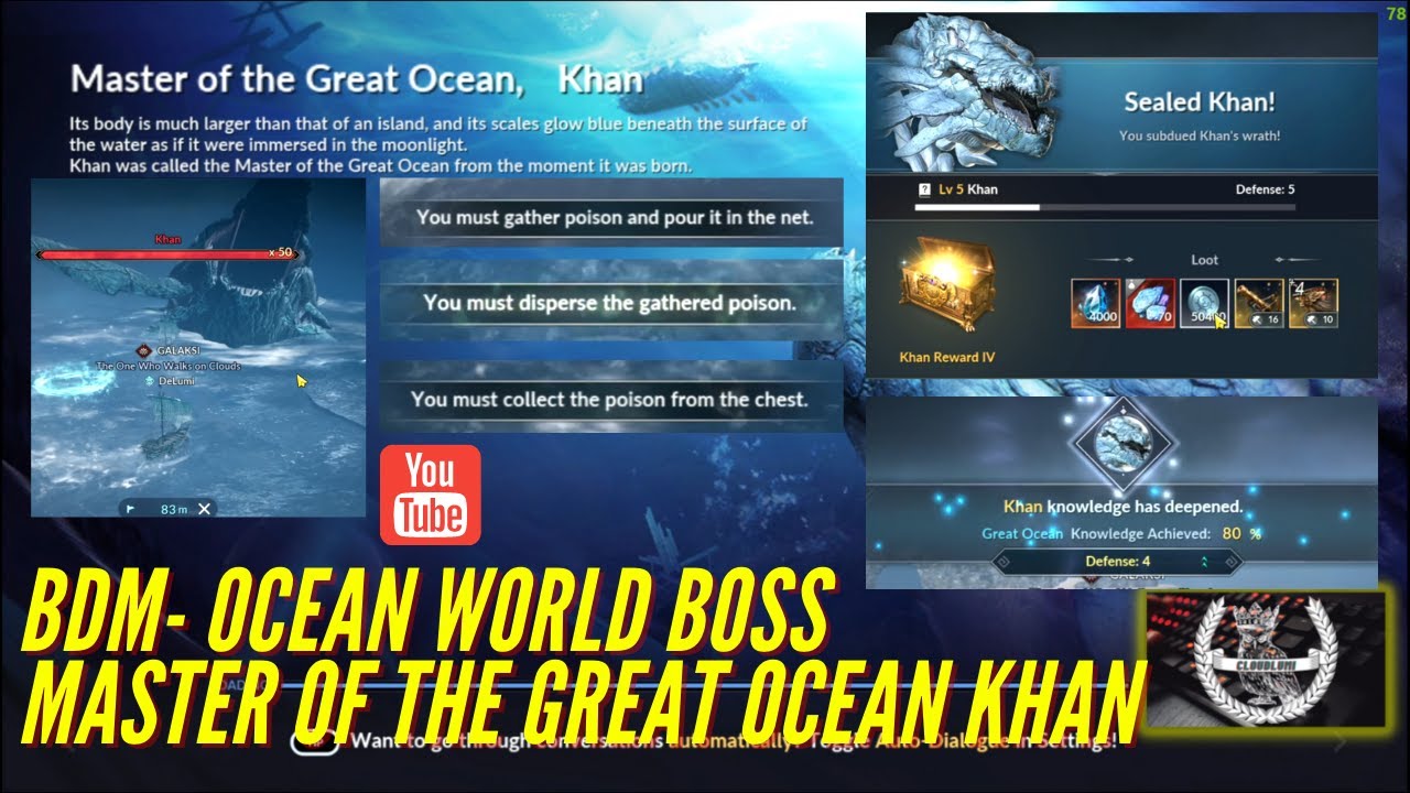 BDM - Great Ocean World Boss - Master of the Great Ocean "KHAN" - YouTube