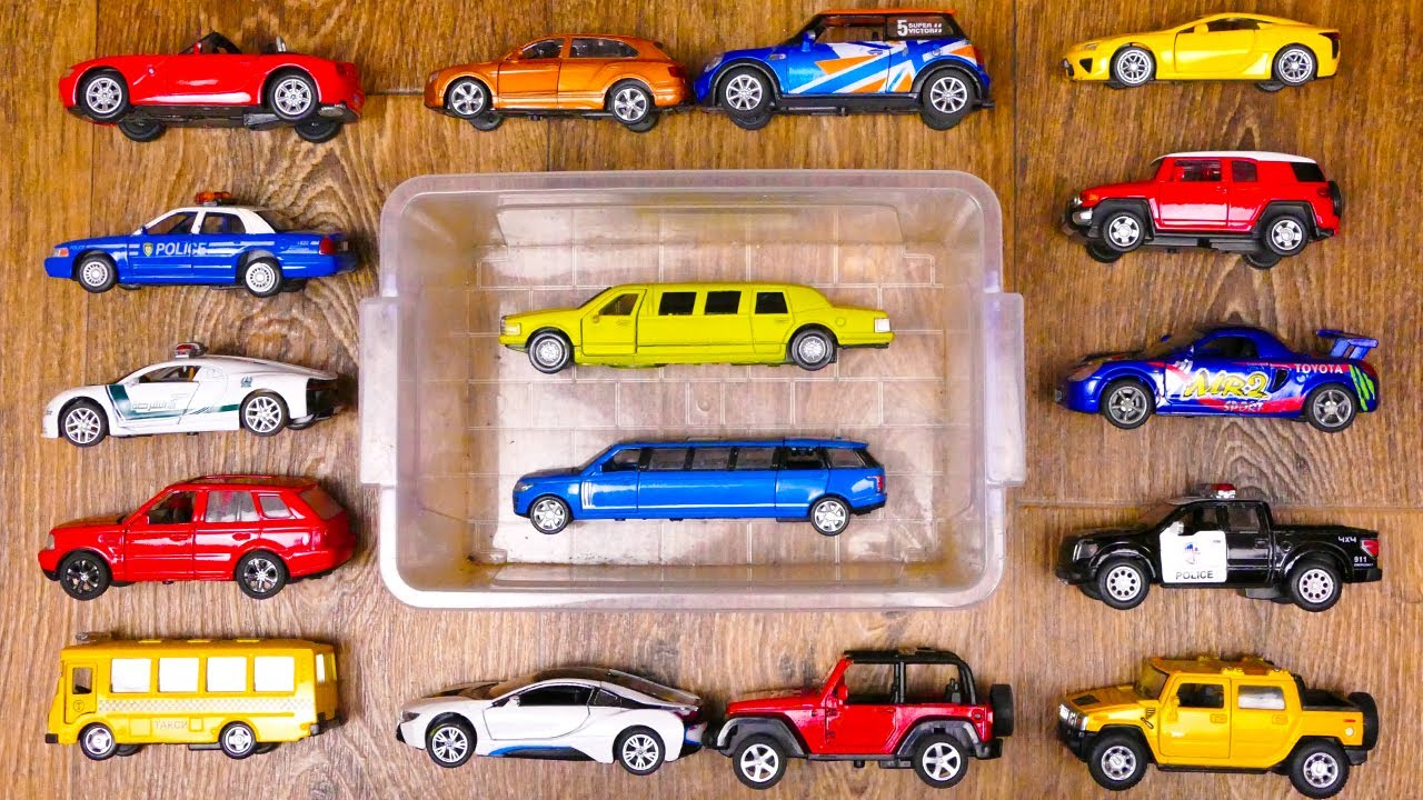 Different Diecast Model Cars Sizes and Types from the Floor - YouTube