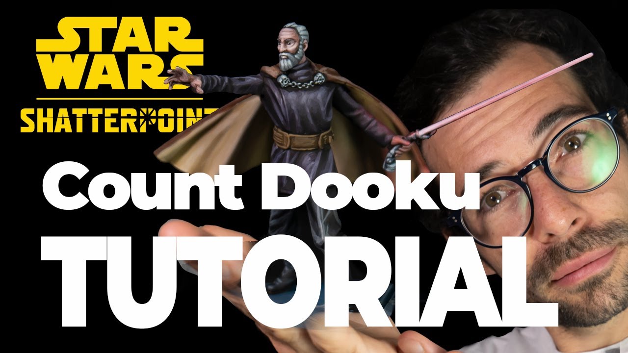 Count Dooku Painting tutorial - Star Wars Shatterpoint! - YouTube