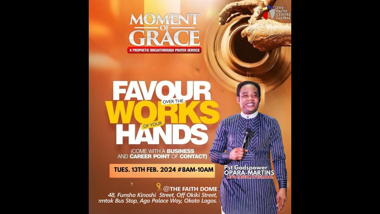 ‖#TFCGtuesdays‖MOMENT OF GRACE WITH PASTOR GODSPOWER OPARA‖13-02-24‖ - YouTube
