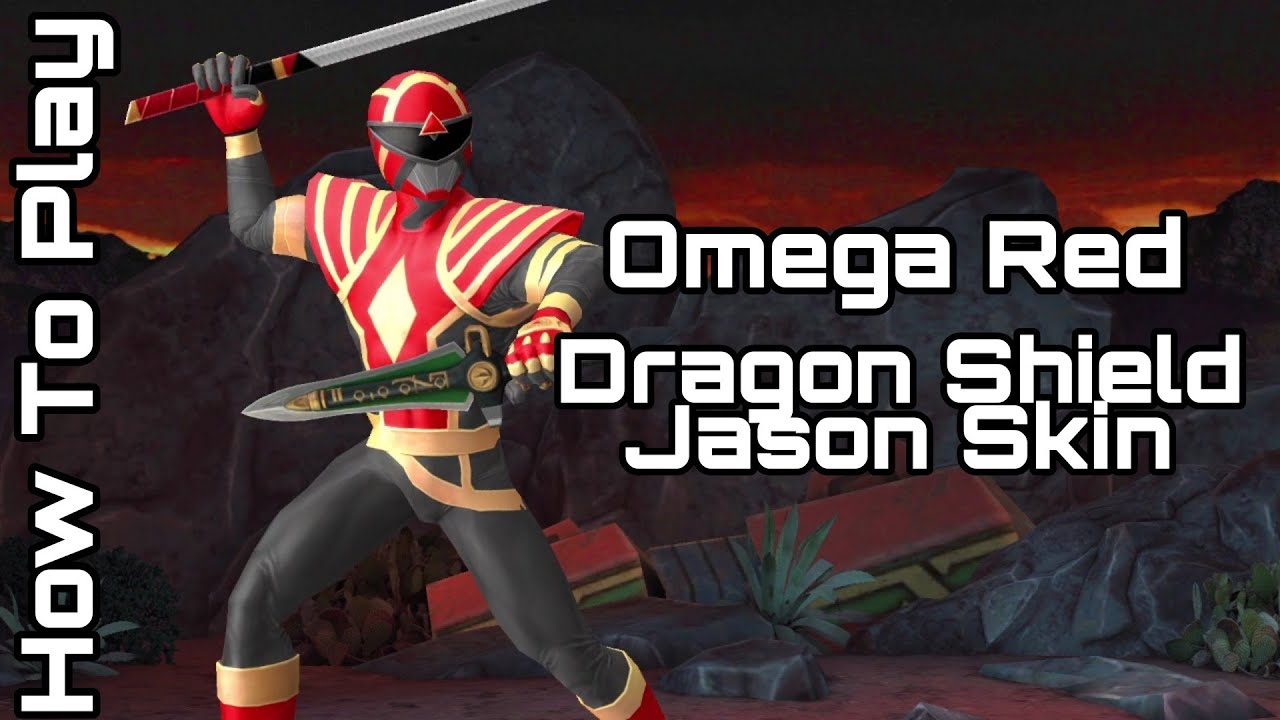 Omega Red Ranger, Boom! Comics Skin. Dragon Shield Jason (How To Play ...