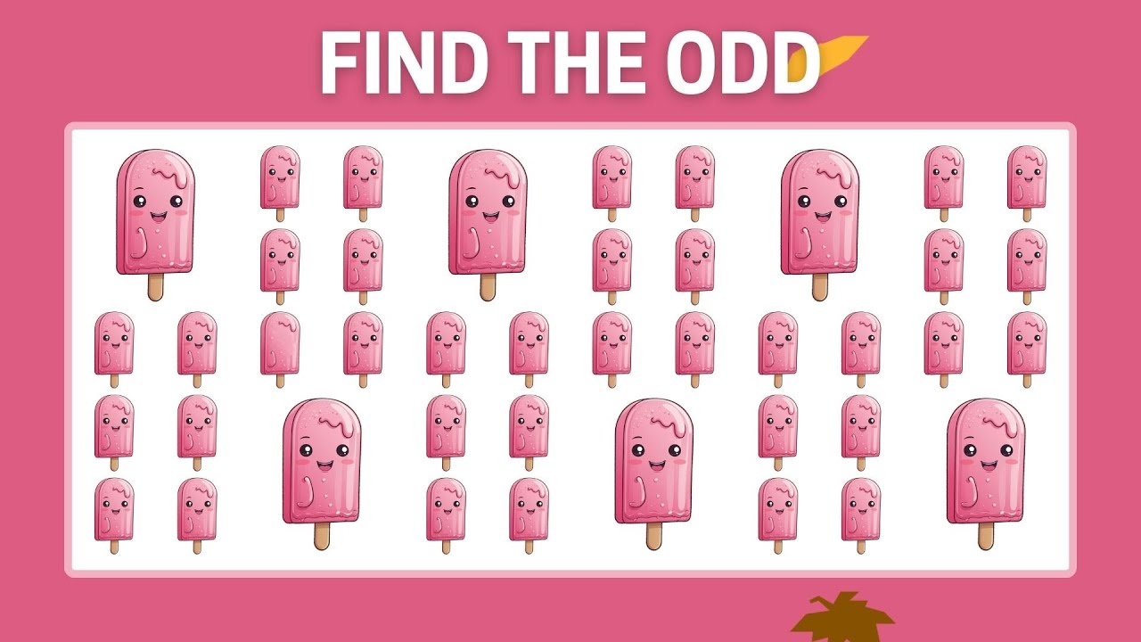 Find the ODD One Out - 100 Sweet Puzzles - YouTube