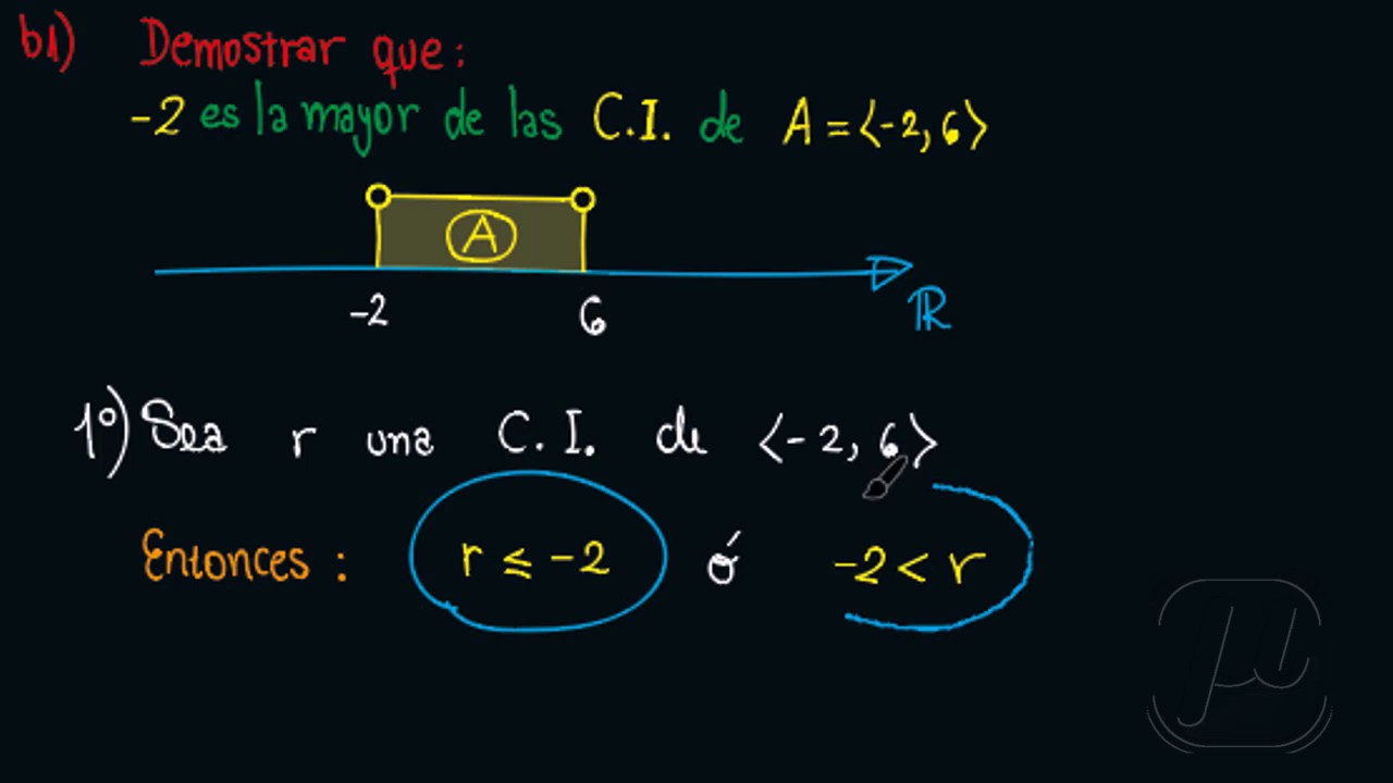 Calculando y demostrando el infimo de un conjunto acotado - parte 2 ...