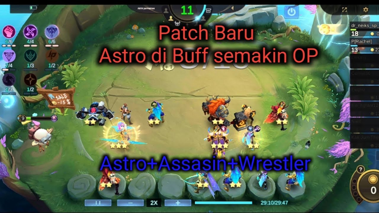Patch Baru #magicchess Astro Semakin OP #mobilelegends - YouTube