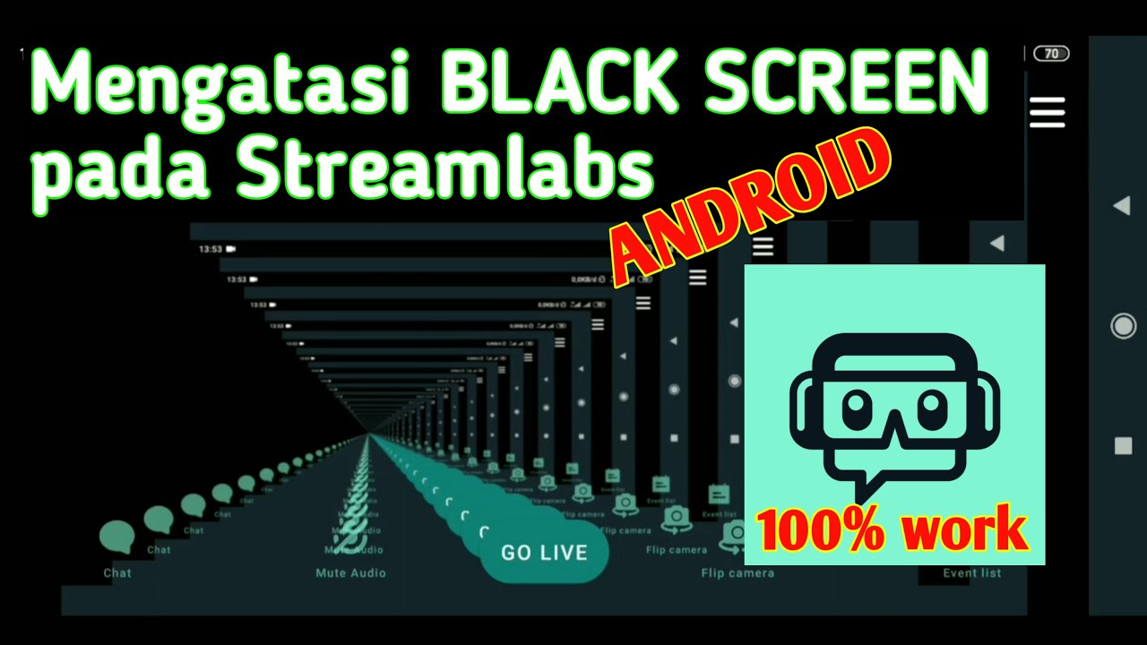 Cara Mengatasi Black Screen Pada Streamlabs Di Android - YouTube