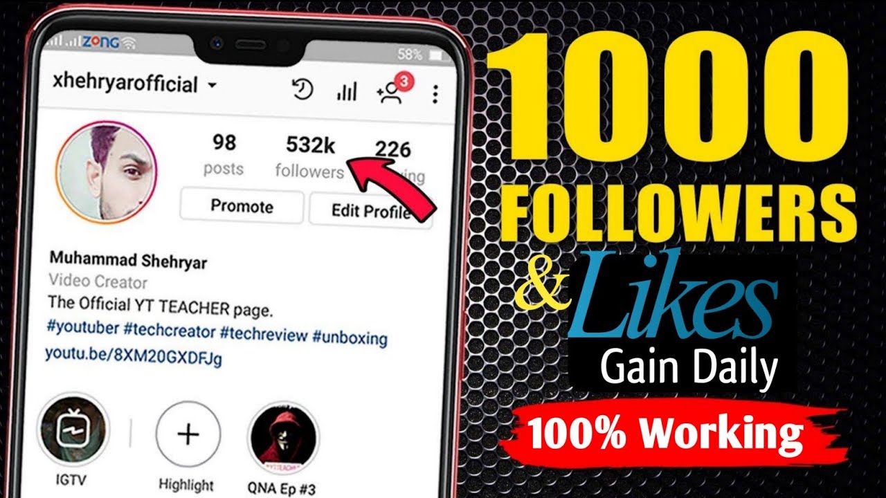 New instagram followers and likes trick 2020 || gain free followers on instagram || By Kamboh ...