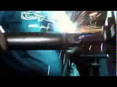 Welding drive shaft - YouTube