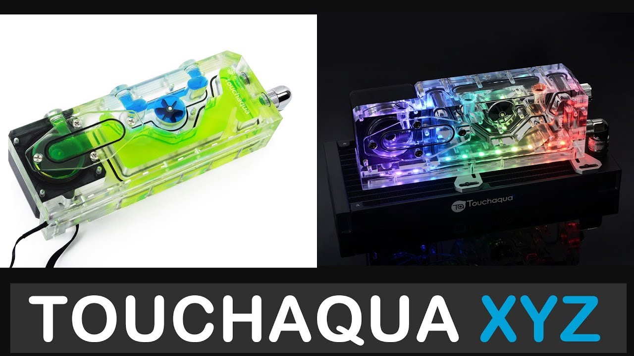 Bitspower TouchAqua XYZ Reservoir Teardown - YouTube