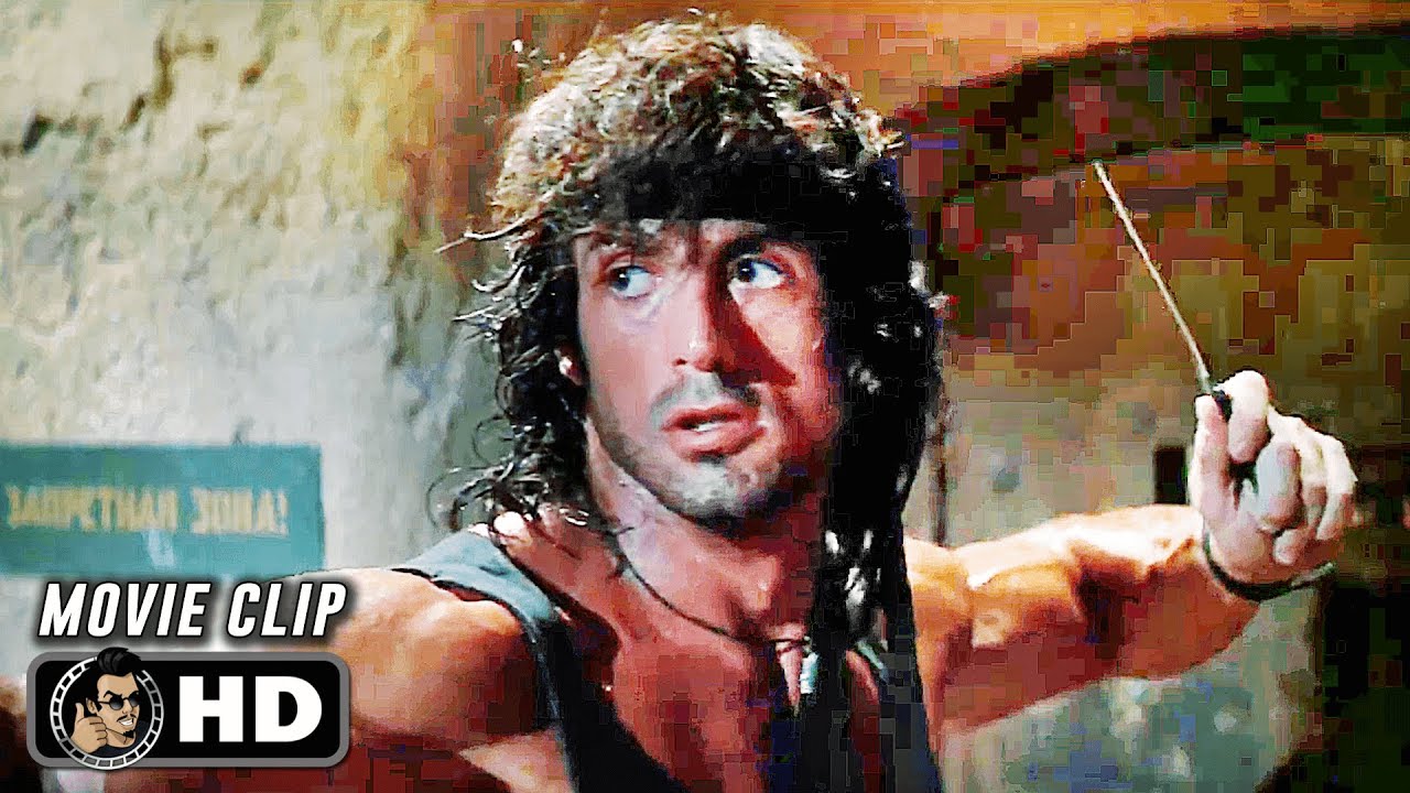 Rambo Destroys A Soviet Base Scene | RAMBO 3 (1988) Sylvester Stallone ...