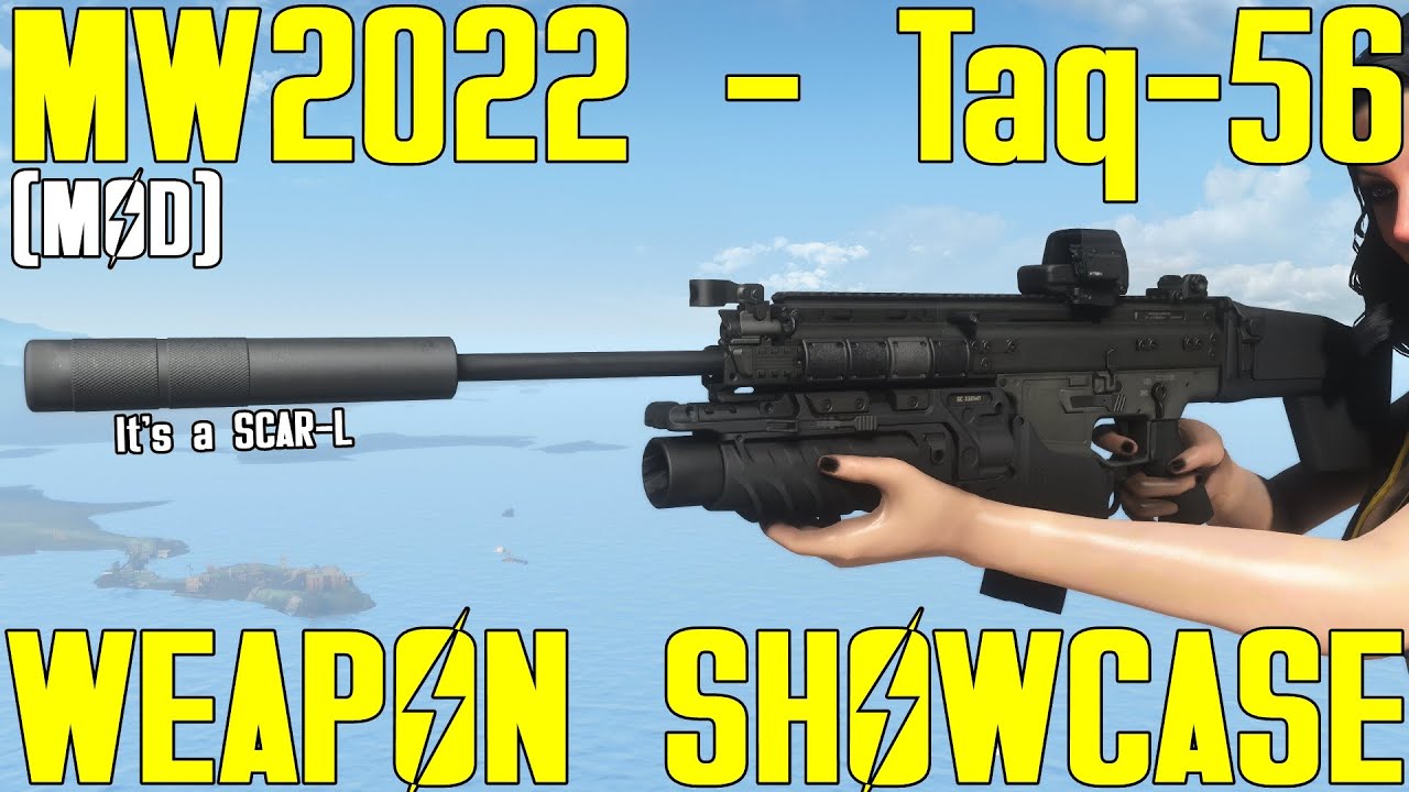Fallout 4: MW2022 - TAQ-56 - Weapon Mod Showcase - YouTube