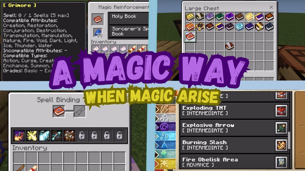 A Magic Way ⚡️ (PART 2) - Best Magic Mod Addon On MCPE 1.21+ | Zao ...