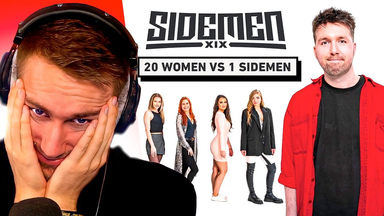 Miniminter Reacts To 20 WOMEN VS 1 SIDEMEN: CALLUX EDITION - YouTube
