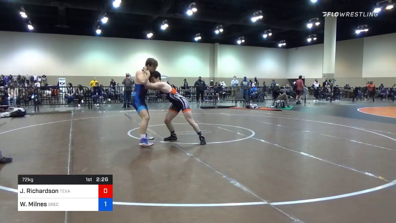 72 Kg Quarterfinal John Richardson Texas Pride WC Vs Weston Milnes ...