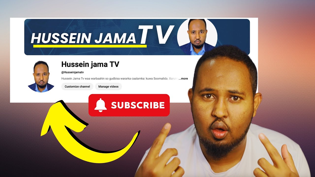 Hussein Jama oo samaystay Tv Online ah - YouTube