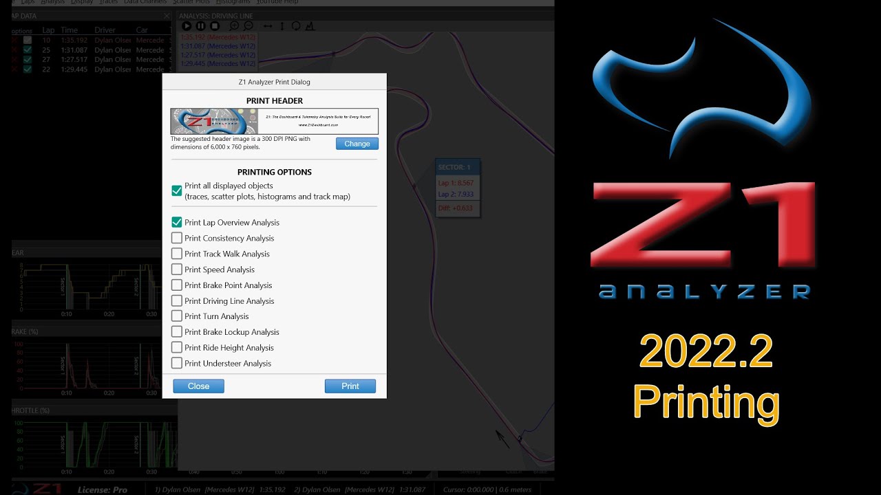 Z1 Analyzer - Printing - YouTube