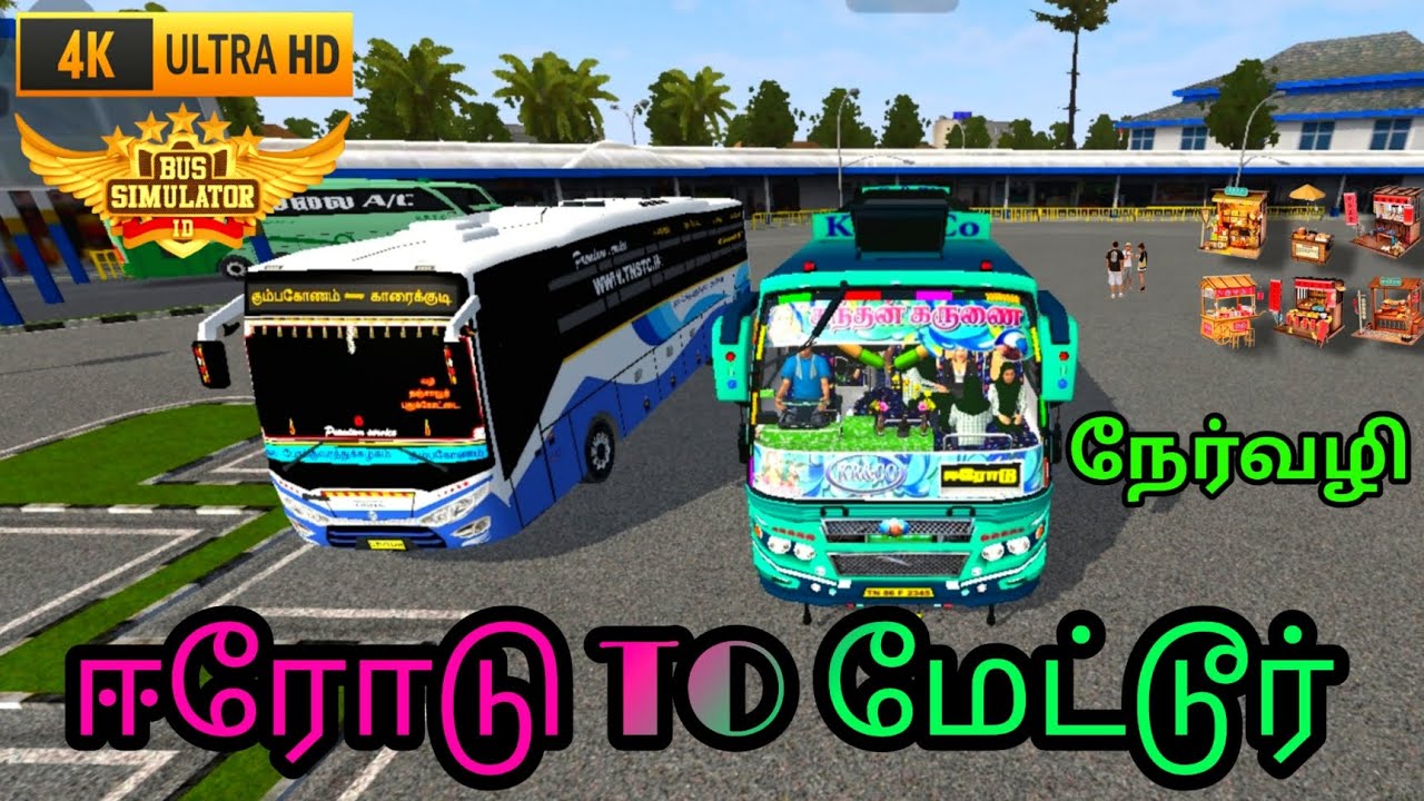 🎀😍erode to mettur kr&co bus livery krishan bus mod #bussid # ...