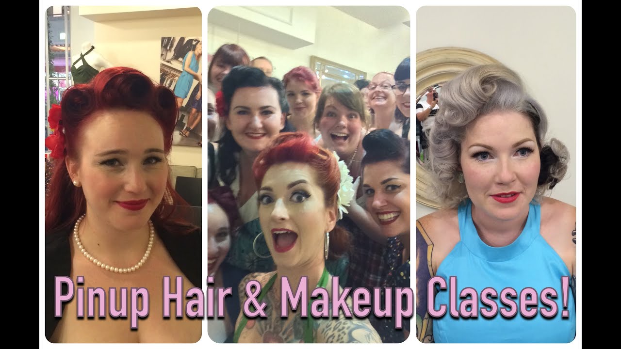 Vintage Hair & Makeup Class Tour in Australia with CHERRY DOLLFACE ...