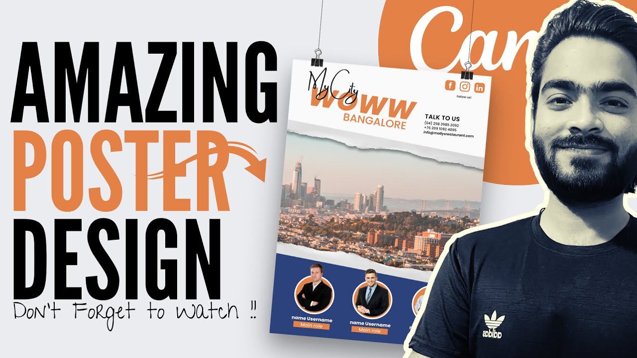 How To Create Corporate Flyer Design In Canva | Canva Tutorial | Design ...