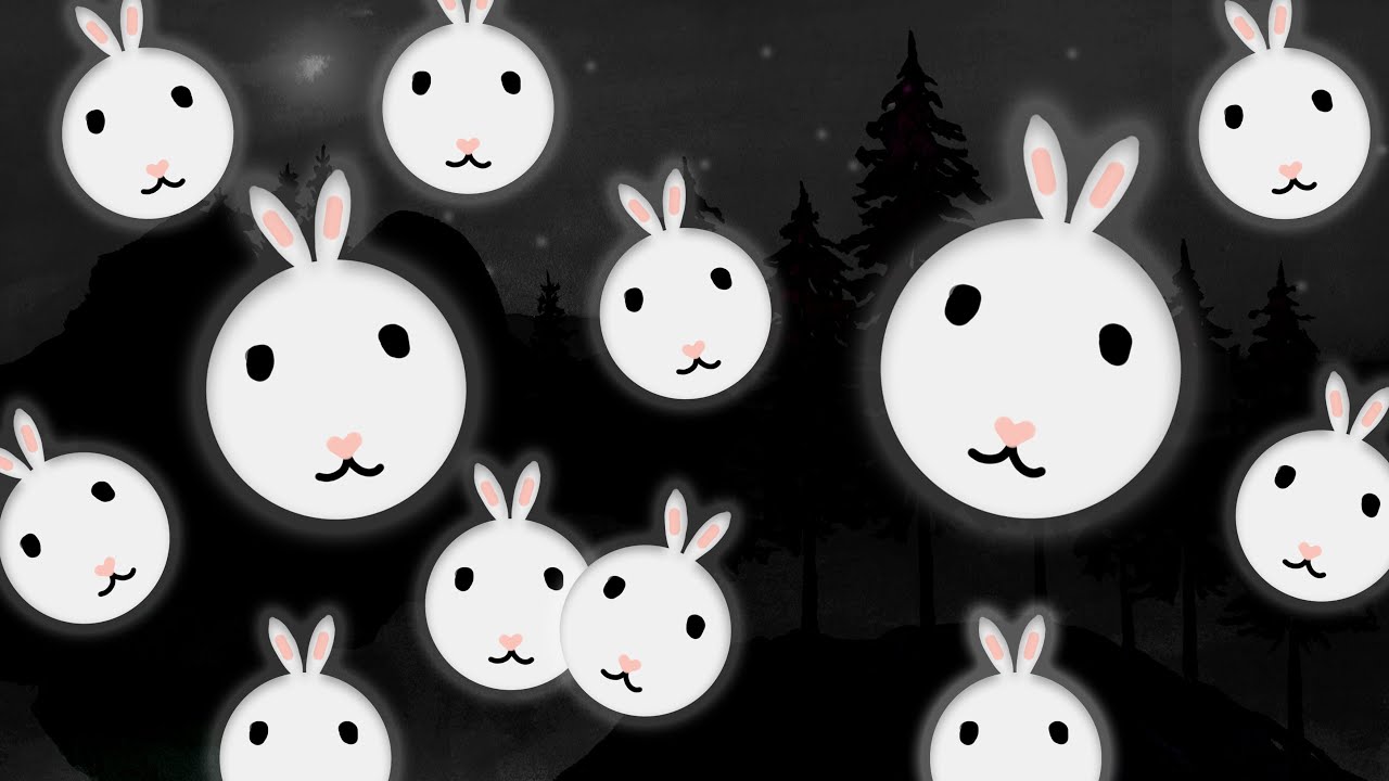 BABY SENSORY VIDEO - Dancing Dots (Bunnies) - HIGH CONTRAST ANIMATION ...