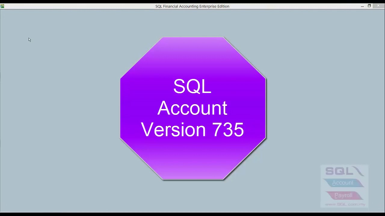 SQL ACCOUNT | New GST Features In SQL Account Version735 hd 7201 ...