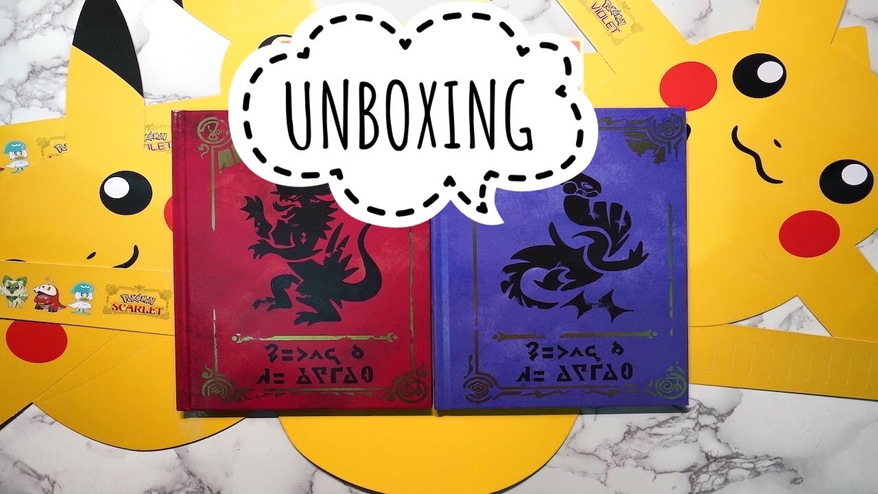 POKEMON SCARLET AND VIOLET ARTBOOK PAGES - YouTube