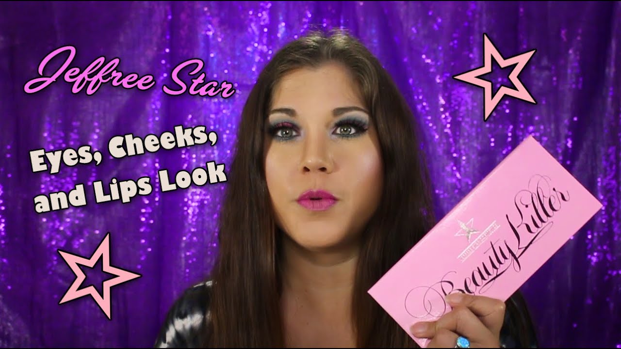 Eyes, Cheeks and Lips Tutorial with JEFFREE STAR Beauty Killer Palette ...