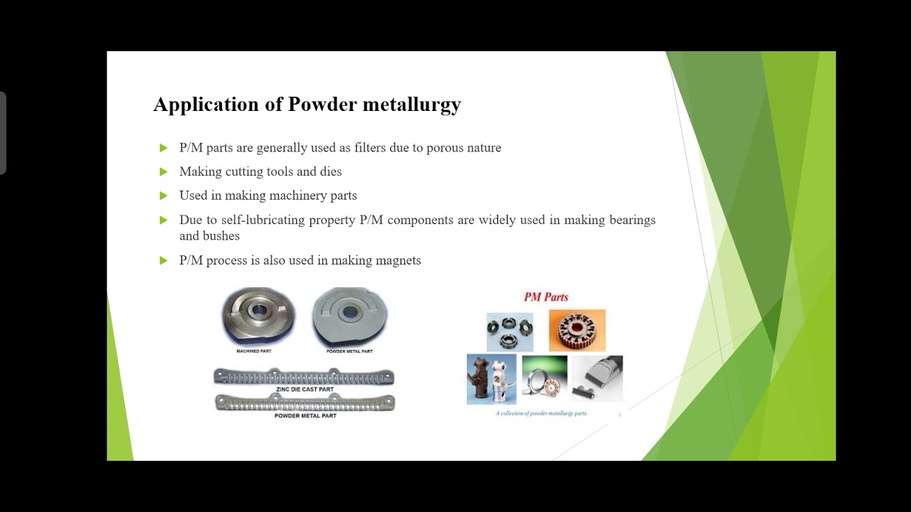 Applications of Powder Metallurgy - YouTube