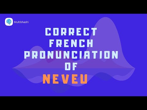 How to pronounce 'neveu' (nephew) in French? | French Pronunciation