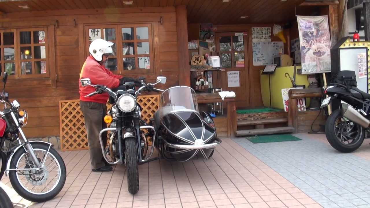 W650 Sidecar W650サイドカー W650やまちゃん 徳島 - YouTube