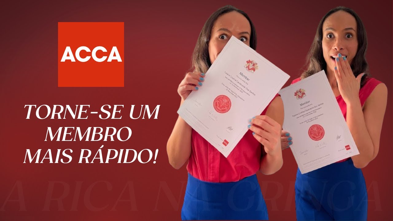 Seguindo os passos acima você consegue se tornar um ACCA part qualified ...