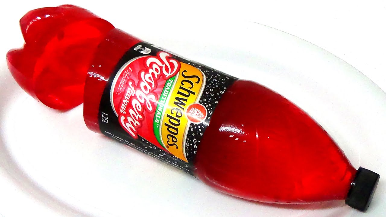 Schweppes Raspberry: Jelly gummy raspberry bottle jello soda shape easy ...