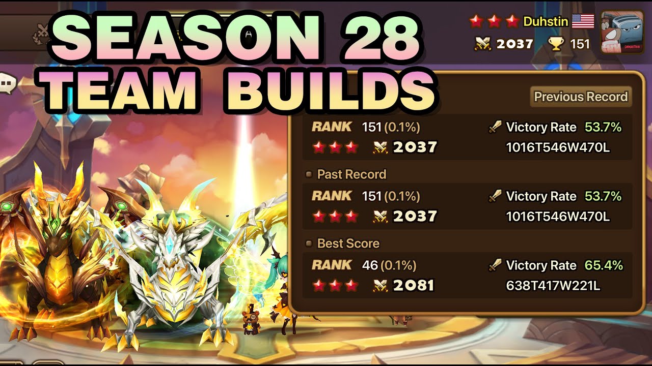 RTA Season 28 Runes + Artifacts - YouTube