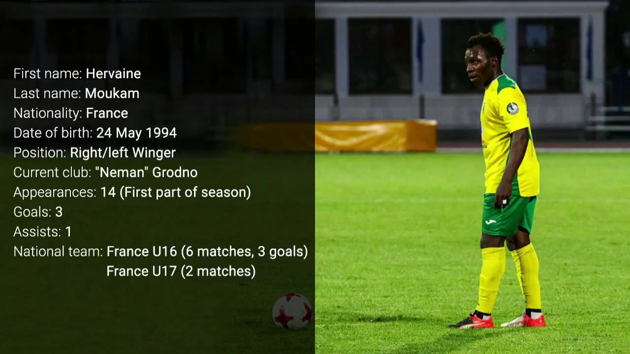 Hervaine Moukam - "Neman" Grodno - YouTube