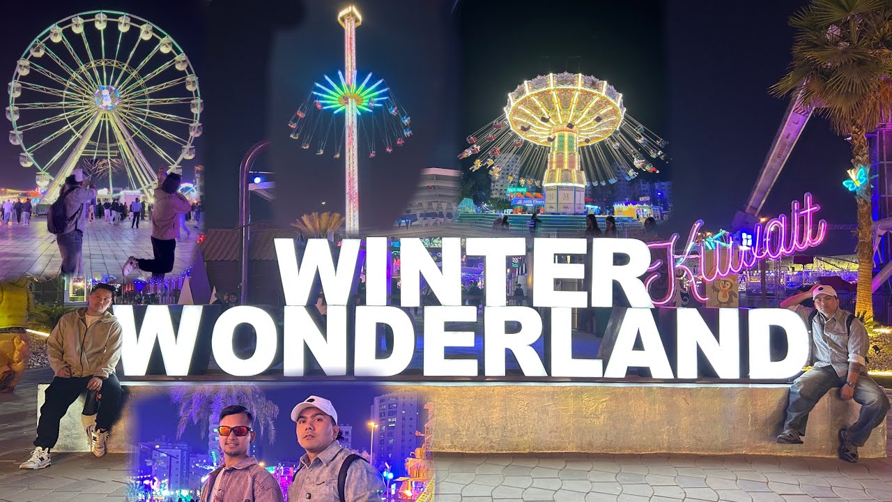 Winter wonderland Kuwait 🇰🇼 || vitra yasto khatra thau || @dhadingevlog ...