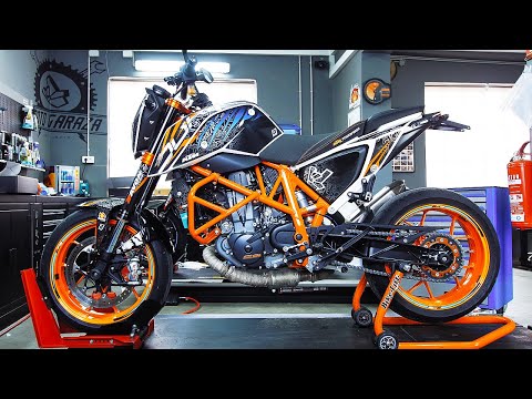 TRANSFORMATION OF KTM DUKE 690 R | RokON vlog #89