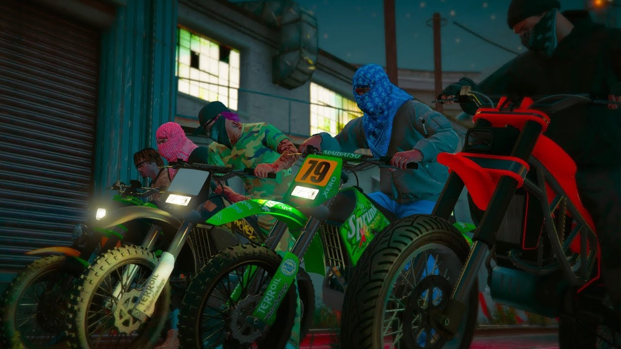 GTA 5 BIKERS LIFE WITH KSG CREW - YouTube