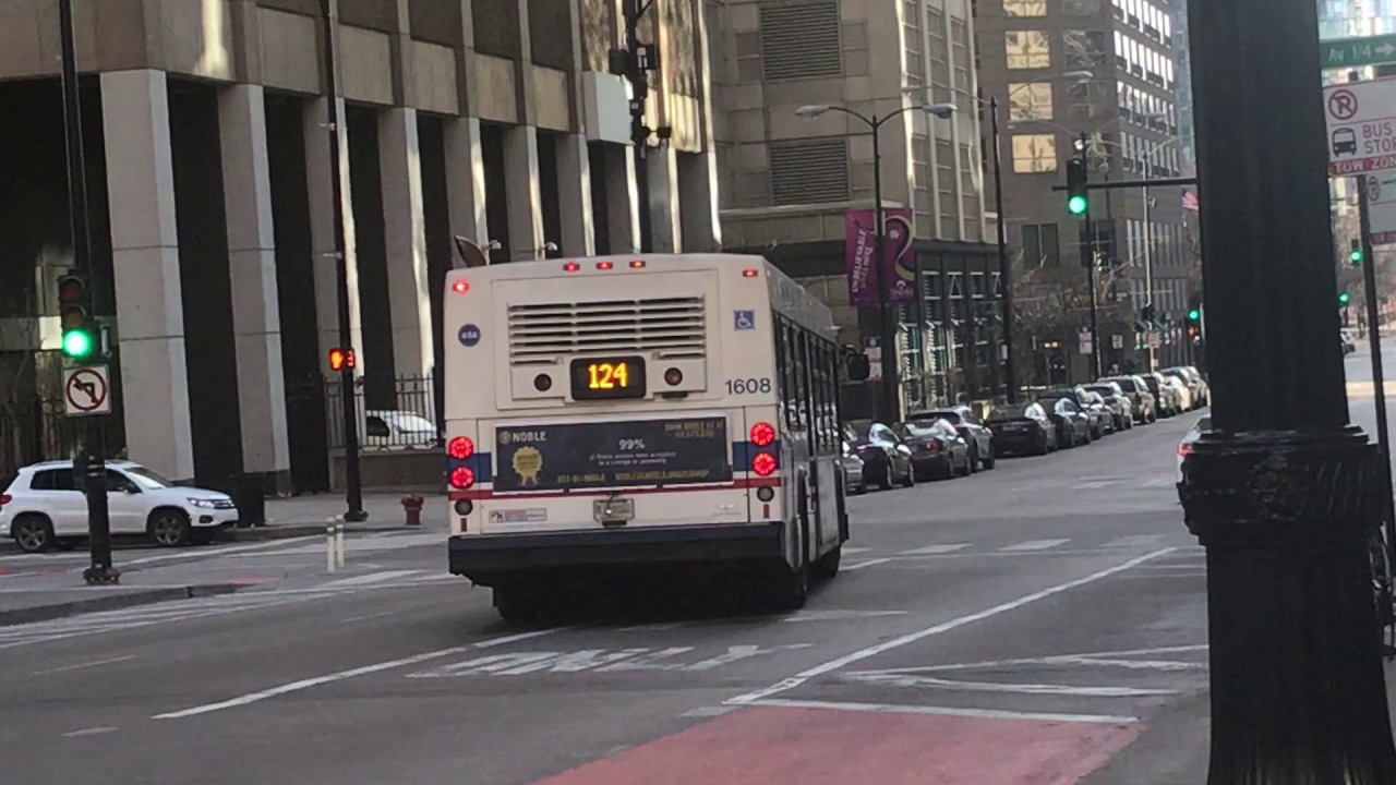 New flyer D40LF on the 124 bus - YouTube