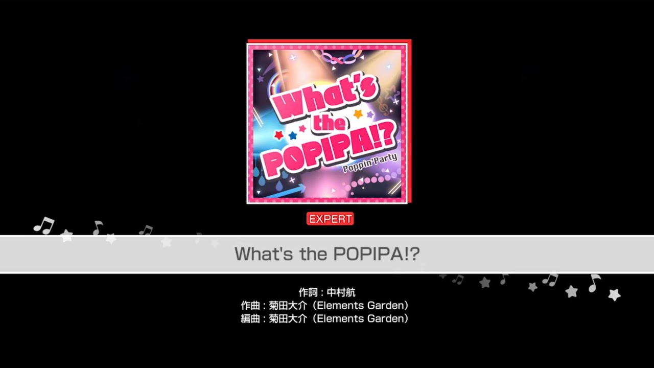 BanG Dream! Girls Band Party! Poppin'Party “What’s the POPIPA!?” Expert ...