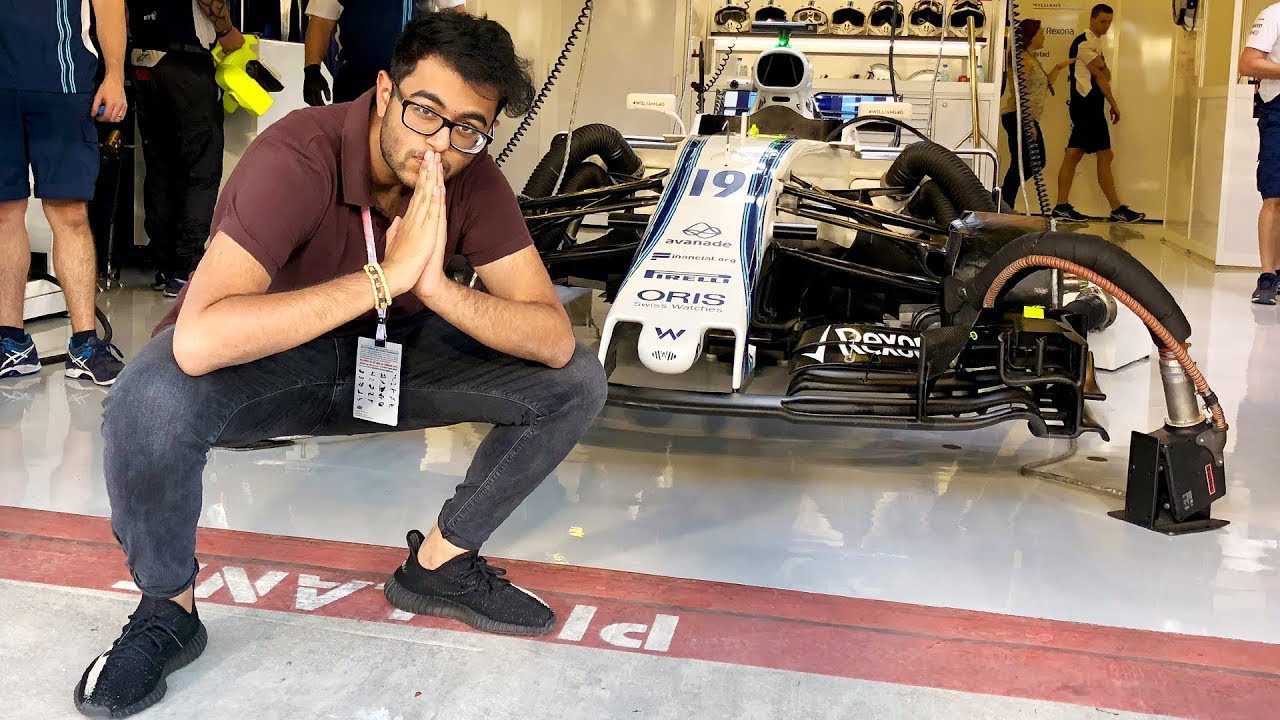 F1 VIP Paddock Experience with WILLIAMS F1 in Abu Dhabi! - YouTube