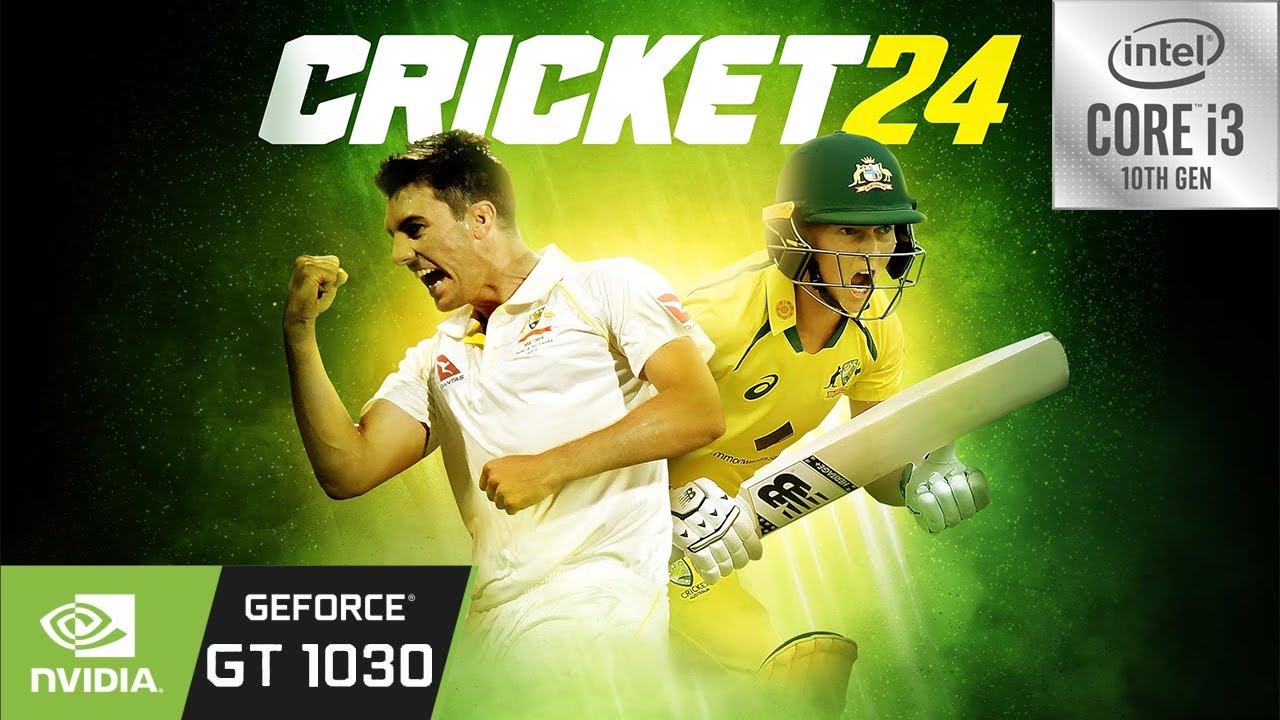 Cricket 24 | GT 1030 | i3 10105 | 8GB RAM - 1080p - YouTube