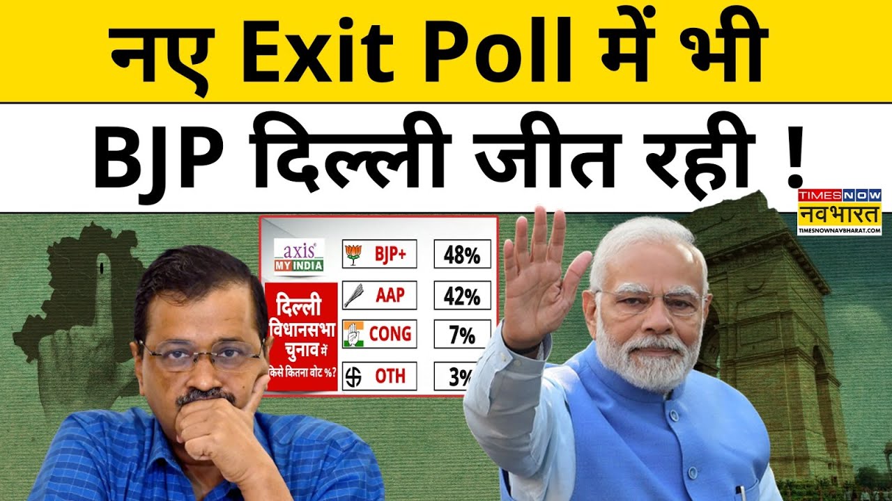Delhi Election Result से ठीक पहले नए EXIT POLL ने AAP पर कर दिया ये ...