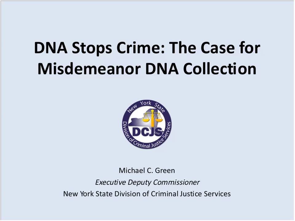 New York State’s DNA Databank A Powerful Law Enforcement Tool - YouTube