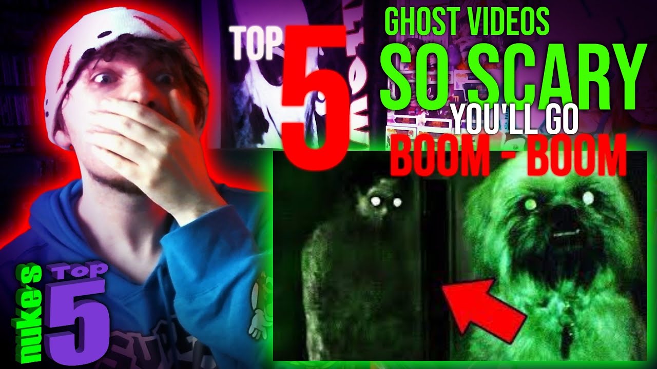 Top 5 Ghost Videos SO SCARY You'll Go Boom-Boom | NUKES TOP 5 REACTION ...