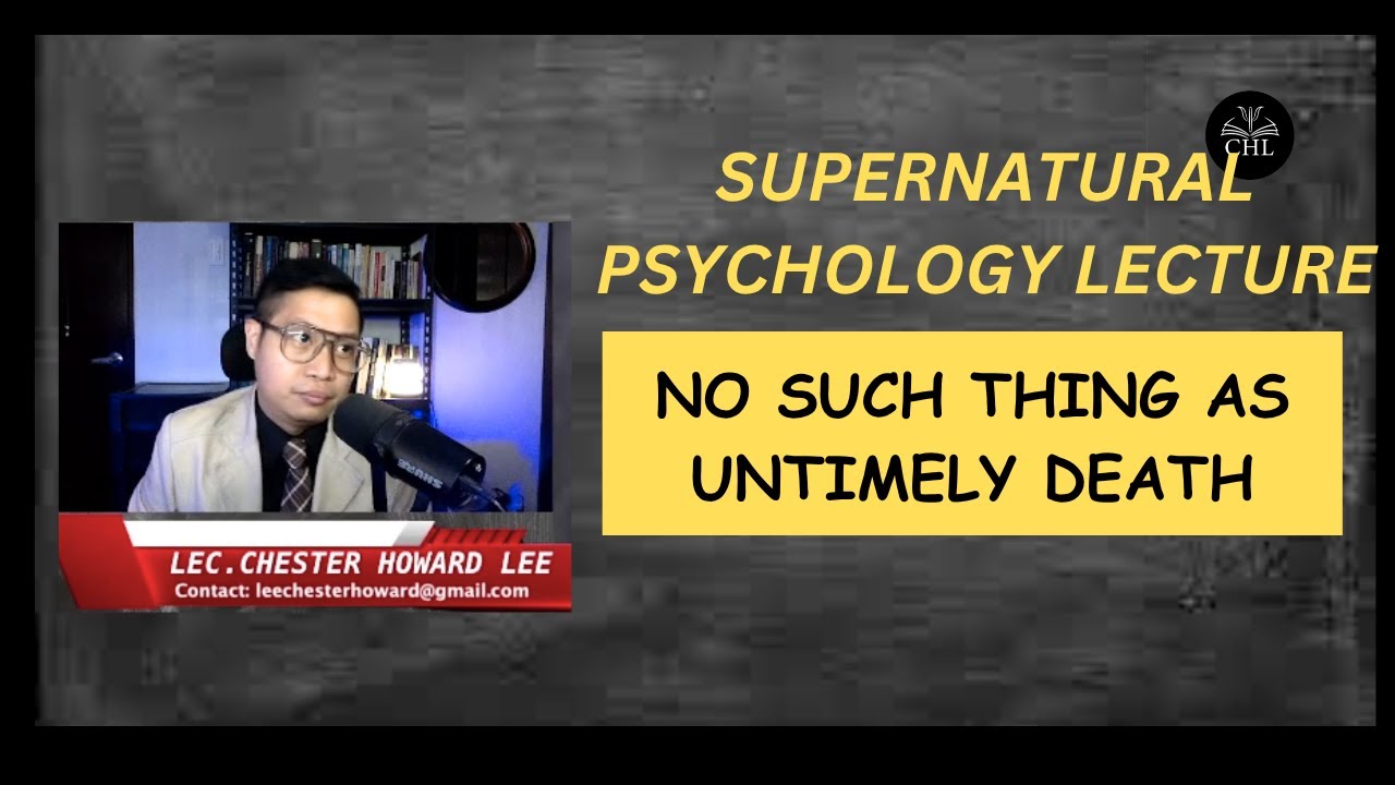 SUPERNATURAL PSYCHOLOGY LECTURE: SUPERNATURAL PSYCHOLOGY OF UNTIMELY ...