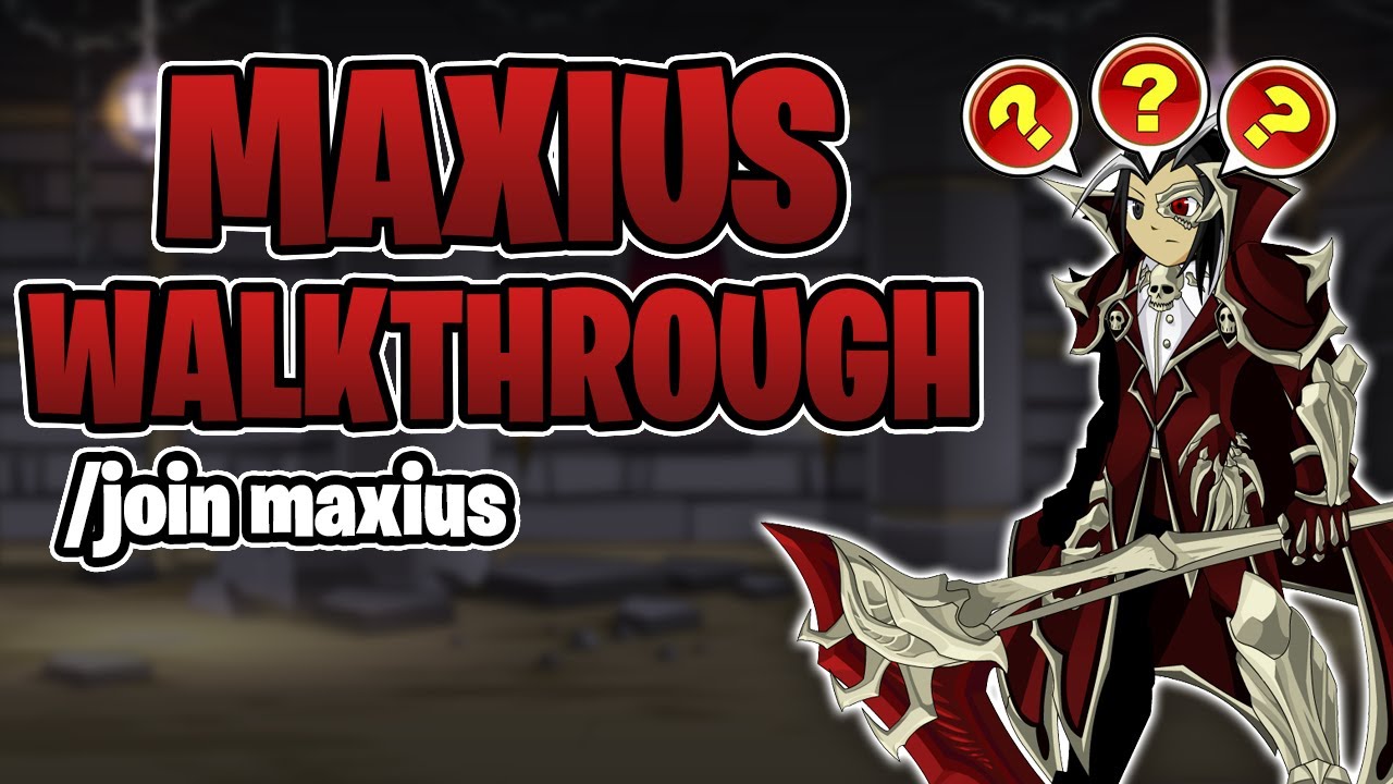 Maxius Quest Walkthrough /join maxius - AQW - YouTube