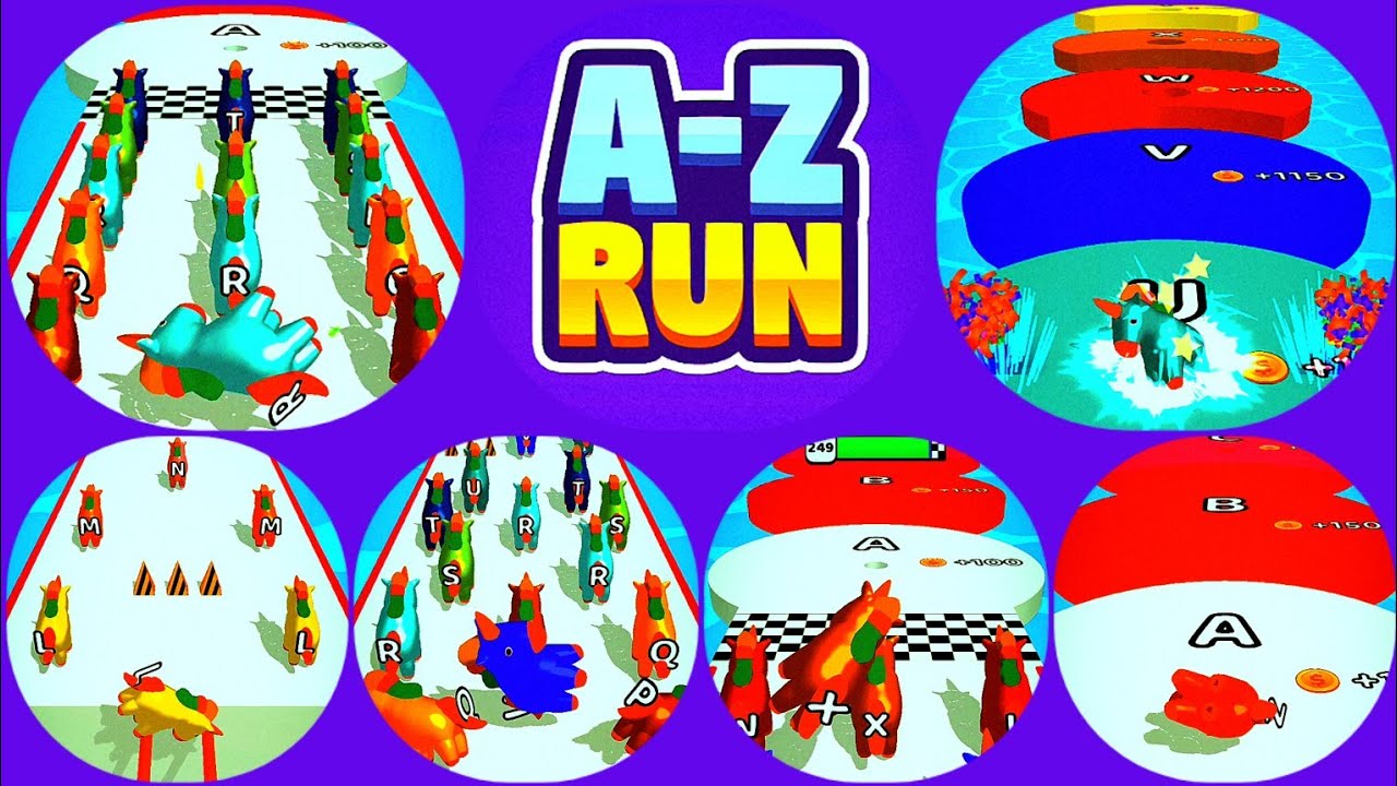🔠 A-Z Run - 2048 ABC Runner Level-1661 To Level-1670 - YouTube