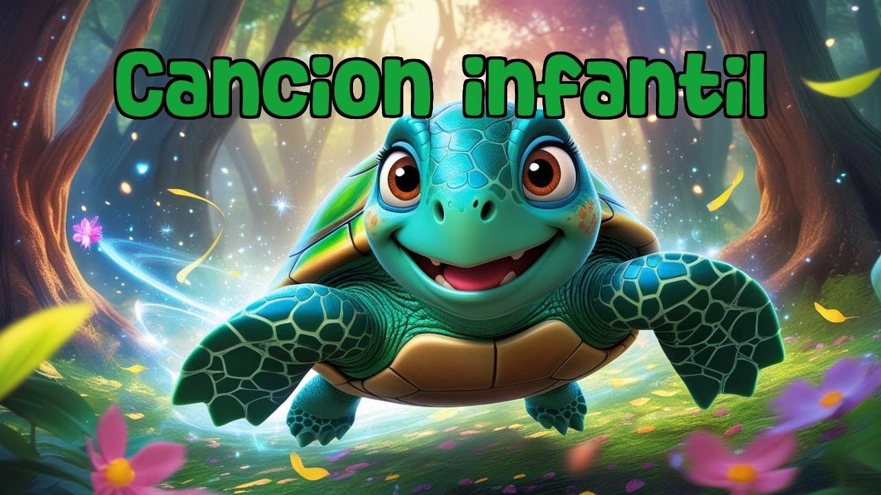 🐢 Canción para niños: La tortuga veloz y divertida - YouTube