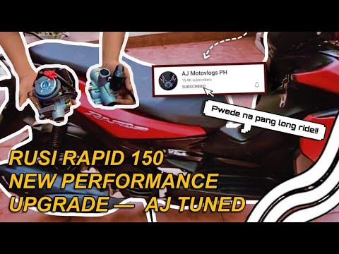Bagong RUSI RAPID 150 pinaayos agad(new upgrade)... - YouTube