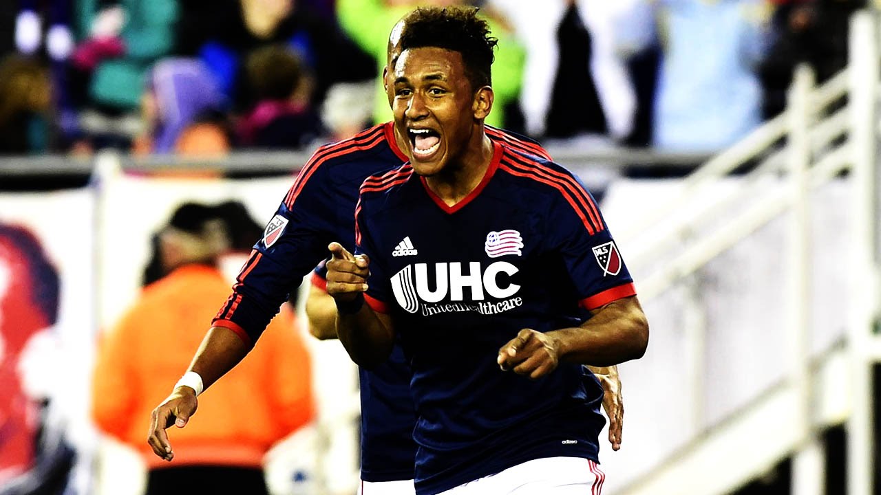 GOAL: Juan Agudelo puts the Revs up with a perfectly placed header ...