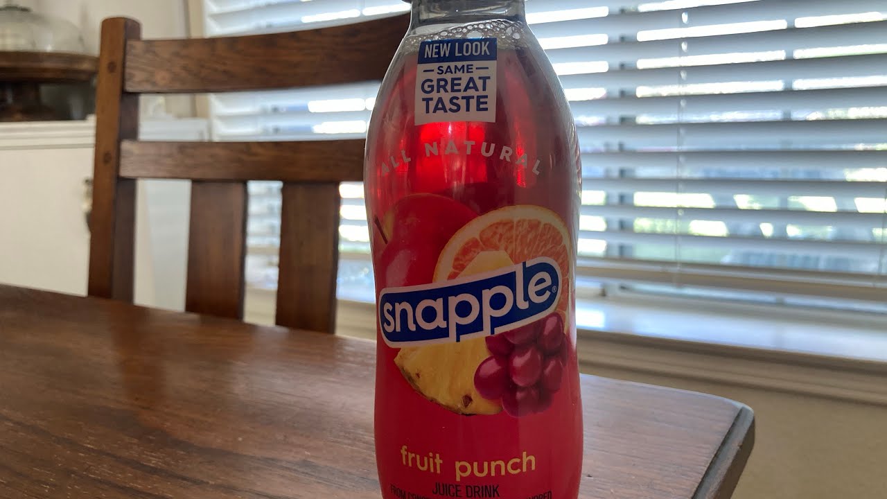 Snapple Fruit Punch review - YouTube